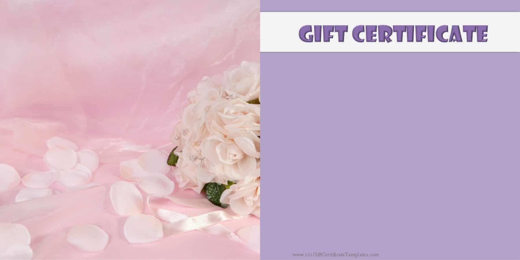 Anniversary Gift Certificate Templates