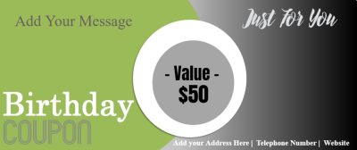 FREE Birthday Coupon Template - Customize Online & Print
